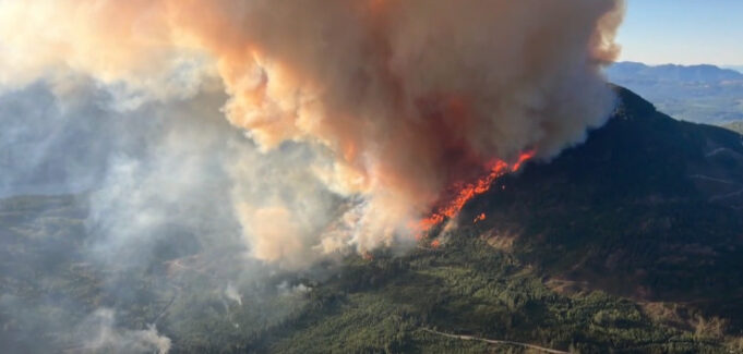 Mount Underwood wildfire near Port Alberni is growing quickly - Island ...
